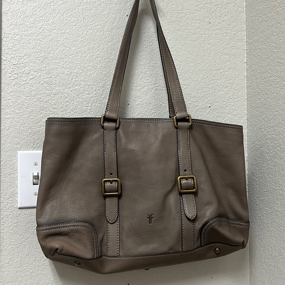 Frye | Bags | Frye Lily Charcoal Leather Tote Shoulder Bag | Poshmark